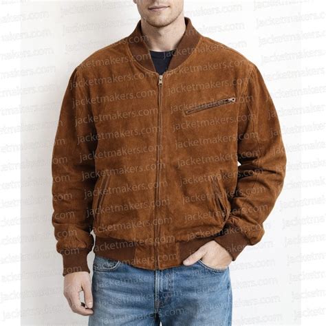 Bomber Brown Suede Seinfeld Jerry Seinfeld Jacket