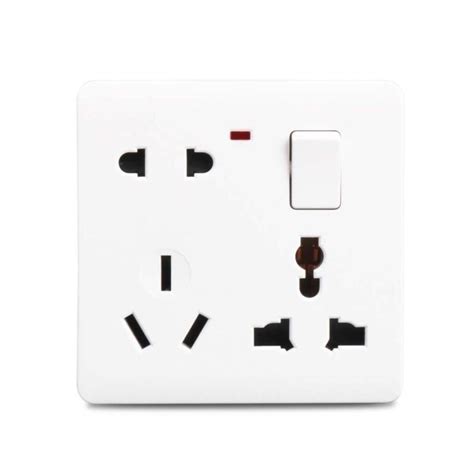 Electric 8 Pin Wall Multi Socket 5pcs Bd