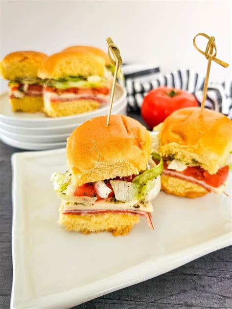 Bite Sized Italian Sub Sliders Bite Sized Bash