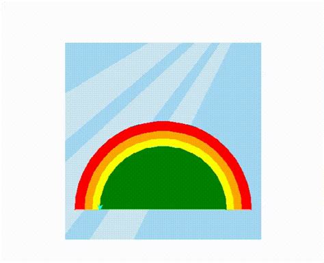 Python用turtle画图，彩虹，春天季节用python画一个春天风景图 Csdn博客