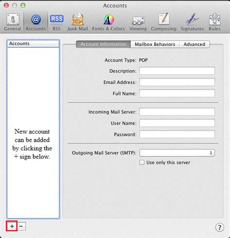 Mac Mail IMAP Setup Instructions