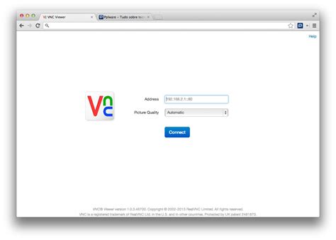 VNC Viewer Aceda remotamente às suas maquinas no Chrome