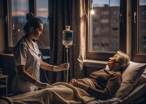 Nurses Administering Medication In Healthcare Setting Premium Ai