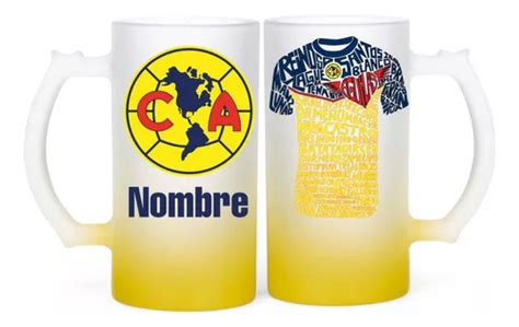 Tarro Personalizado America Leyendas Futbol 473 Ml Meses Sin Interés