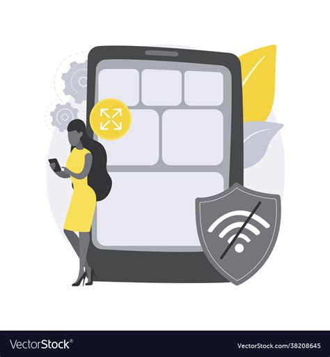 Progressive Web App Abstract Concept Royalty Free Vector