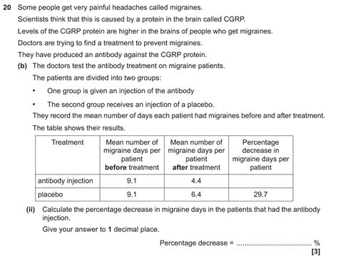 ocr gcse june 2019 higher biology past paper 4 questions and answers