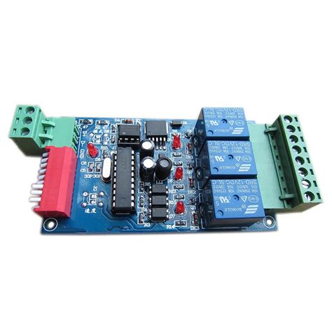 3 Channel 5A DMX512 Controlled Relay Switch Kit DIY Converter DMX Dimmer Relay In Switches From