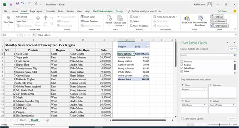 How To Use Pivottable In Excel 2016 Kmacims Education Annex