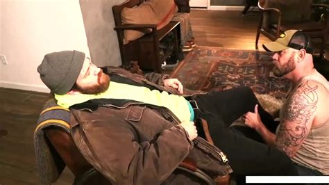 Construction Worker Spends Some Time In My Chair