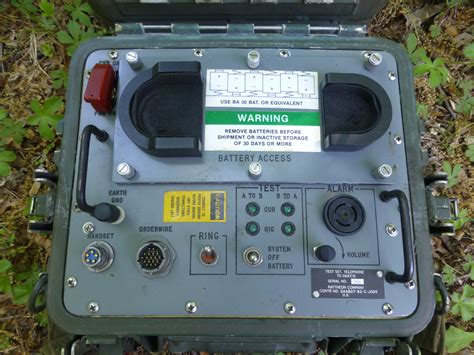 Vintage U S Army Telephone Field Test Set Nsn 6625011452463 Ts 3647 G