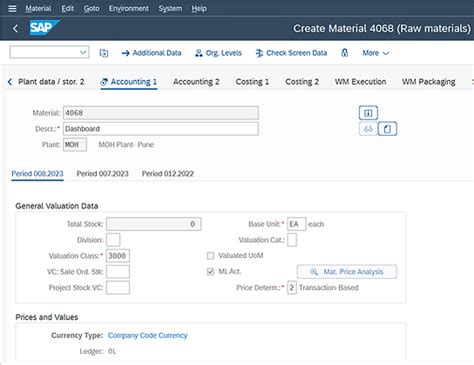 How To Create Material Master Record In Sap Mm