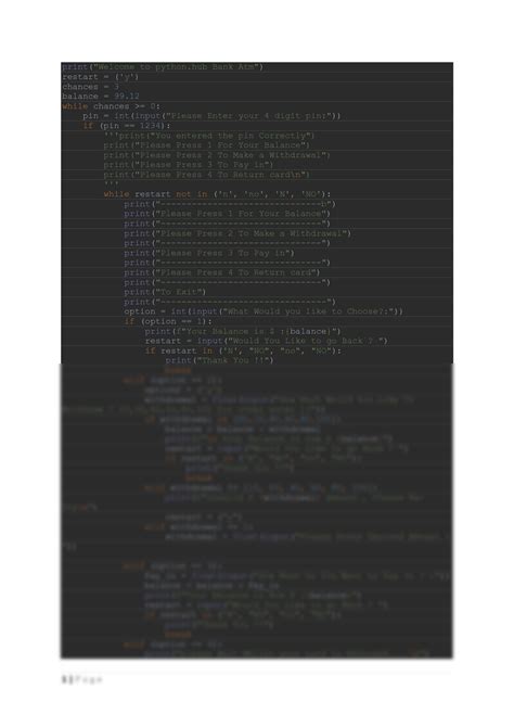SOLUTION Python Code Banking System Studypool