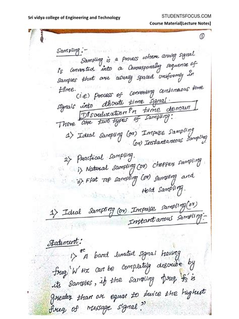 Digital Communication Notes Pdf Systems Science Behavior Modification