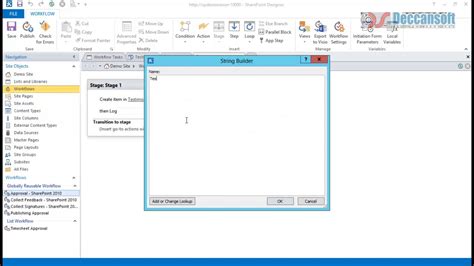 Sharepoint Tutorial Site Workflow YouTube