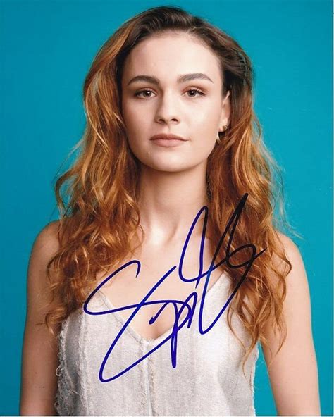 Sophie Skelton Signed Autographed Photo Etsy