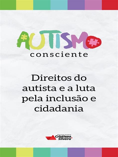 Cartilha Autismo Consciente Digital Cristiano Silveira Pdf Espectro Do Autismo