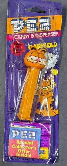Set Of Four Pez Candy Dispensers Featuring Garfield Jungle Mission
