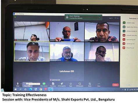 v aswatha ramaiah on linkedin interactive session on training