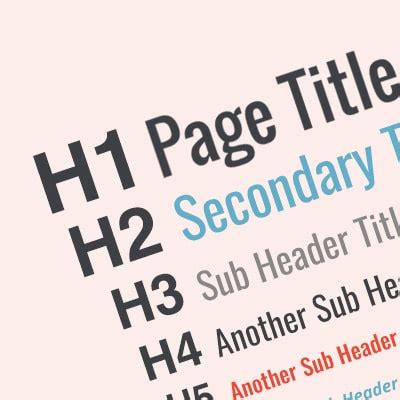 Textbook Perfect H Tag Structure Writing For The Web