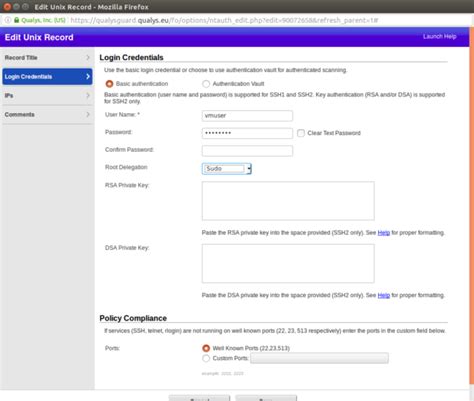 Qualys Authenticated Scanning Alexander V Leonov