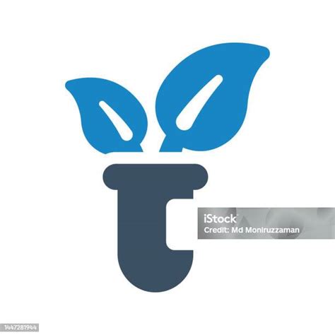 생태 식물 아이콘 벡터 일러스트 레이 션입니다 손에 세 개의 잎이 있는 어린 새싹 단단한 아이콘 생태 개념 흰색 배경에 손에 한 줌의 흙이 있는 묘목 모바일용 글리프