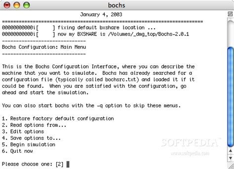 Bochs Download Free Mac 2611 Softpedia