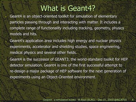 Ppt Geant4 A Simulation Toolkit Powerpoint Presentation Id4767350