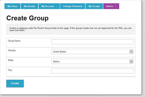 creating groups and subgroups