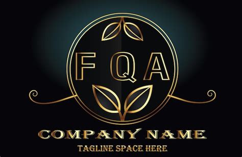 premium vector fqa letter logo