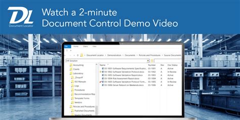 watch a new 2 minute document control video document locator dms blog