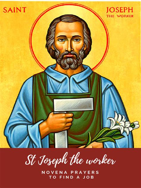Novena Prayers To St Joseph For Jobs Pdf Saint Joseph Prayer