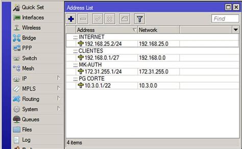 Configurar Rede Radius Pages MK AUTH