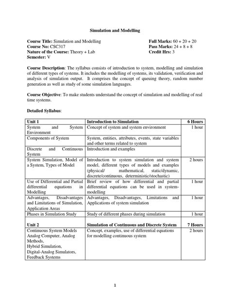 Csc317 Simulation And Modeling Pdf Mathematical Model Monte Carlo Method