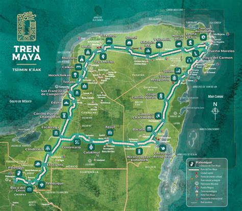 ¿cuál Es La Ruta Del Tren Maya Mapa Y Recorrido Completo