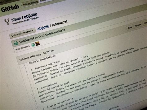 To Get Off Russia S Blacklist Github Has Blocked Access To Pages That Highlight Suicide