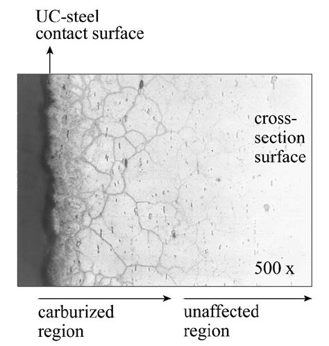 Optical Micrographs Of The Cross Section Surface Of A Specimen Download Scientific Diagram
