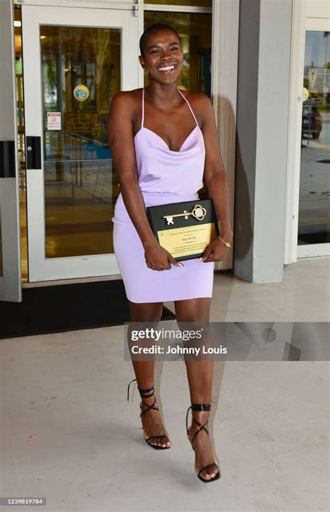 Sports Illustrated Swimsuit Model Actor Saje Nicole Is Seen At North News Photo Getty Images