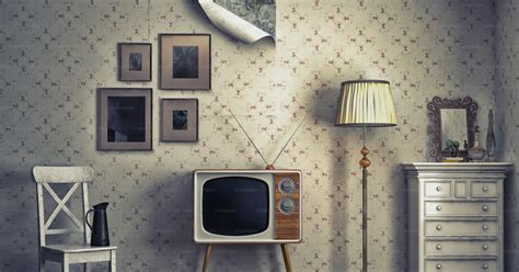 구식 복고풍 인테리어 사진 및 Cg 요소 결합 사진 Unsplash의 텔레비전 이미지