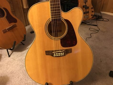 Beautiful Takamine G Series 12 String Acoutic Electric Guitar W Case Acoustic Electric