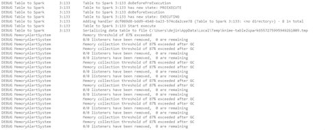 How To Process Big Data Into Table To Spark Node Knime Extensions