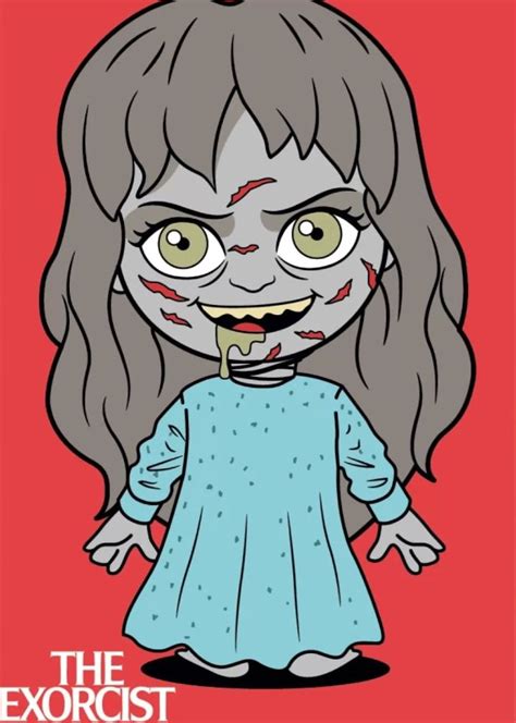 The Exorcist Reagan Chibi Magnet