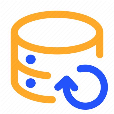 database hosting network server data refresh icon download on