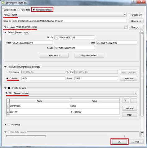 qgis 2 0 export geotiff