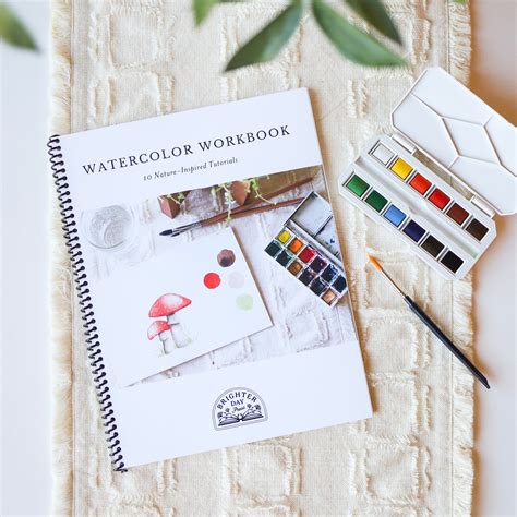 Watercolor Workbook Nature Brighter Day Press