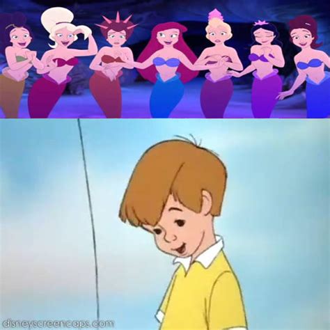 Christopher Robin Likes Ariel And Her Sisters By Maxgoudiss On Deviantart