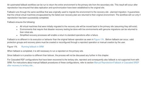 Failback Implementing Dell Srdf Sra With Vmware Srm Dell