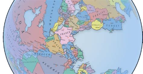 Interactive Pangaea Map With Modern International Borders Brilliant Maps