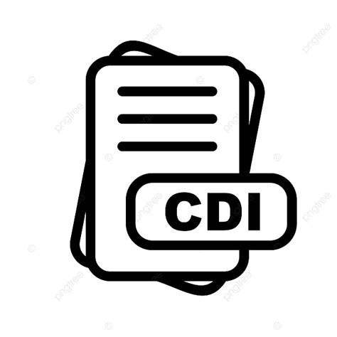 File Format Clipart Transparent Background Cdi File Format Icon Design File Icons Format