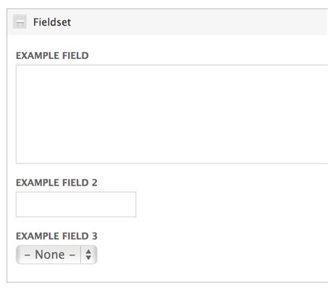 Field API Fieldset Collapsible FALSE Drupal Org