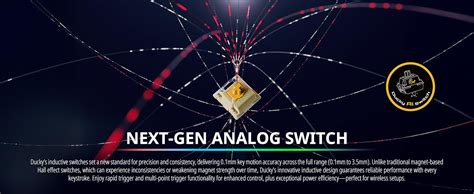 Ducky One X Mini Wireless Gaming Keyboard Black 60 Keyboard Inductive Switches Tri Mode